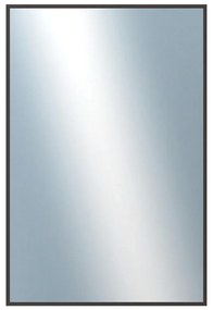 DANTIK - Zarámované zrcadlo - rozměr s rámem cca 40x60 cm z lišty Hliník hnědá | P01-022 (7001022)