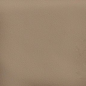 2místná pohovka s polštáři cappuccino 140 cm umělá kůže 3200870