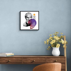 Jakub Hýnar | Mudrc Rám: Bílý, Velikost: 60 x 60 cm