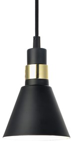 ITALUX Závěsné osvětlení BIAGIO, 1xE14, 40W, černozlaté MD-H16079BL-1