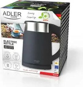 Adler AD 1372b černá / Rychlovarná konvice / 800W / 0.6 L