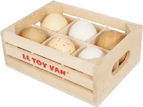 Le Toy Van Farmářská vejce v bedýnce / od 2 let