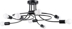 Sollux Lighting Lustr LEVAR 8 černý