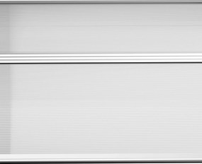 Outsunny stříška na vchodové dveře 200 x 96 x 27 cm stříška s UV ochranou, ochrana proti dešti ochrana proti slunci pro venkovní použití hliníková če…