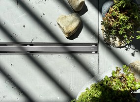 Odtokový žlab REA NEOX SLIM PRO 50 cm, broušený nikl