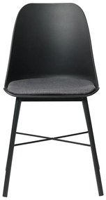 Sada 2 černo-šedých židlí Unique Furniture Whistler