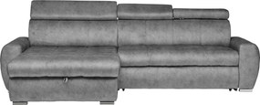 XXXLutz ROHOVÁ SEDAČKA, textil, šedá Stylife - Sedací soupravy - 002300019733