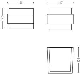 Philips 17335/47/PN - Venkovní nástěnné svítidlo MYGARDEN SHOVEL E27/42W IP44