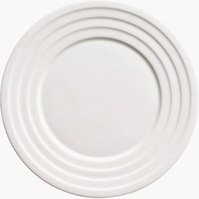 Sada dezertních talířů z kostního porcelánu Fine Dining Relief, 6 dílů