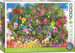 EUROGRAPHICS Puzzle Ptačí budky / 1000 dílků / 68 x 48 cm