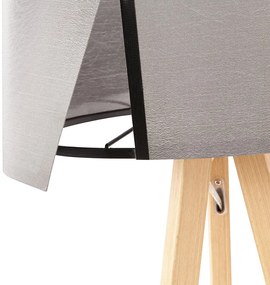 Kokoon Design Stolní lampa Trivet Mini Barva: šedá/přírodní TL00200GRNA