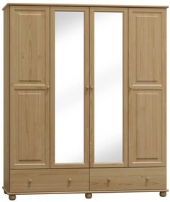 Vomaks unit, s.r.o. Šatní skříň 74 Klasik Barva: surové dřevo, Šířka: 180 cm
