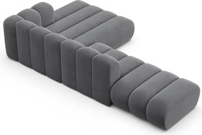 Světle šedá rohová pohovka (pravý roh) Lupine – Micadoni Home