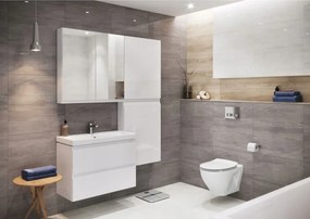 Cersanit Moduo, závěsná skříňka pod umyvadlo 60cm, bílá, S929-010