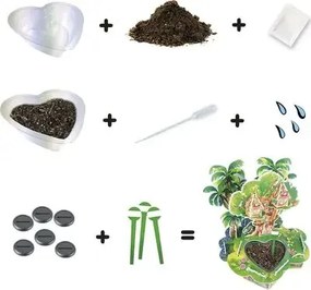 EDUCA Kreativní sada 3D Dream Gardens: Dům na stromě 2v1 / od 6 let