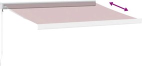 Ručně zatahovací markýza burgundská 350 x 250 cm 3215314