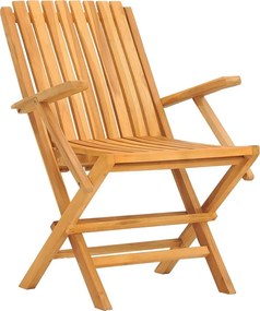 vidaXL Skládací zahradní židle 8 ks 61x67x90 cm masivní teakové dřevo [3155057]