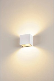 LA 1002033 SITRA CUBE WL, LED venkovní nástěnné a stropní nástavbové svítidlo, bílá, IP44, 3000K, 10W - BIG WHITE (SLV)