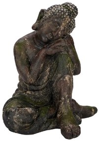 Buddha Magnesia, zelená mechová, 32,5x31x40cm