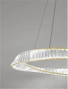 Závěsné LED svítidlo NOVA LUCE AURELIA 43W 3500K 9333062 stmívatelné Triac