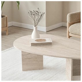 Konferenční stolek Flap Travertine