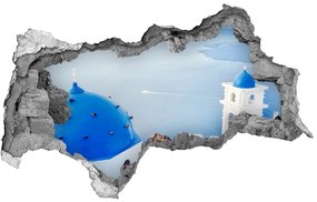 Wallmuralia Fototapeta díra na zeď 3D Santorini Řecko 95x73 cm