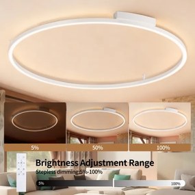 Brilagi - LED Stmívatelné svítidlo PORTOFINO LED/85W/230V pr. 120 cm bílá + DO