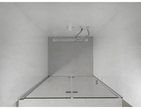 Mexen Lima skládací sprchové dveře 80 cm, Průhledné, Chromovaná - 856-080-000-01-00
