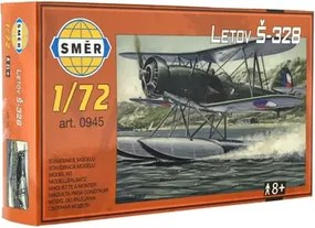 SMĚR Plastikový model Letov Š-328 / 19x14,4 cm / od 8 let