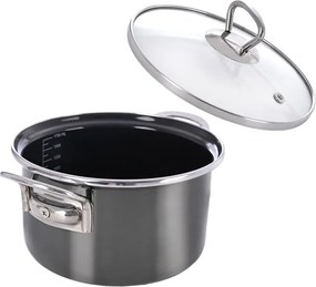 Smaltovaný hrnec s pokličkou 1,75 l Metalic – Orion