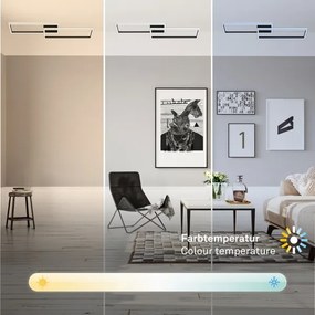 Briloner 3761015 - LED Stmívat stropní svítidlo LED/45W/230V 2700-6500K+DO černá