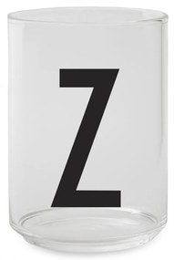 DESIGN LETTERS Sklenička s písmenem Letters 350 ml Z, čirá barva, sklo