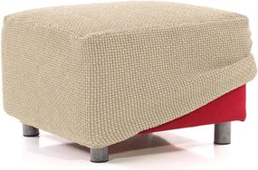 Super strečové potahy NIAGARA smetanová taburet (40 - 60 cm)