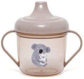 PETIT MONKEY Dětský hrníček s pítkem Koala, béžová barva, plast