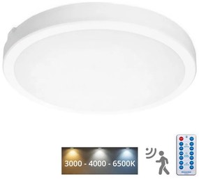 Kobi LED Koupelnové stropní svítidlo se senzorem NAIROS LED/36W/230V IP65 bílá + DO KFN2X36WBI
