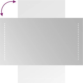Koupelnové zrcadlo s LED osvětlením 40x70 cm 3154047
