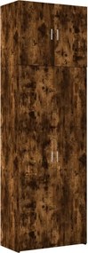 Skříň highboard kouřový dub 80 x 42,5 x 249 cm kompozitní dřevo 3281368