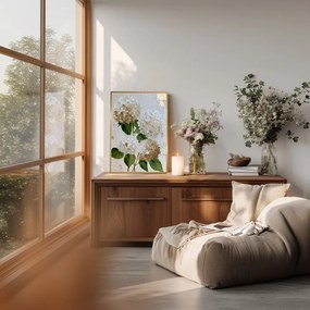 Tištěný obraz s rámem 60x90 cm Hydrangea – Styler