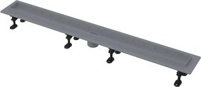 Sprchový žlab Alca 75 cm plast šedá APZ2012-750