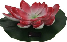 LED Lotus – červený 28 cm