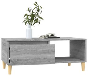 Konferenční stolek šedý sonoma 90x50x36,5 cm kompozitní dřevo - Default Title