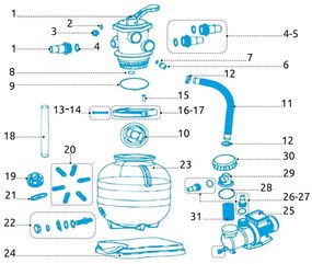 Marimex Čerpadlo filtrace Prostar 3 a Prostar 4 (od r. 2015) 10604213