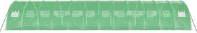 Skleník s ocelovým rámem zelený 48 m² 12 x 4 x 2 m 3188065