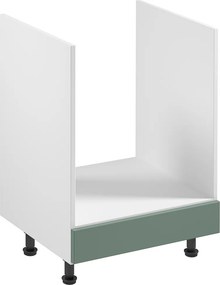 SORENTO jv | dolní skříňka D60ZK pro vestavnou troubu | 60 cm | bílá/zelená