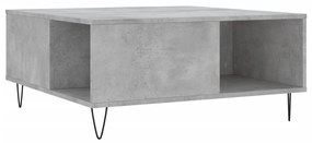 Konferenční stolek betonově šedý 80x80x36,5 cm kompozitní dřevo - Default Title