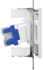 Elhard Datová zásuvka Royal 2xRJ45, bílá YK2122W