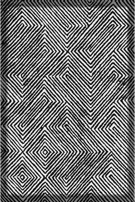 Černobílý pratelný běhoun 80x200 cm Rimio – Vitaus