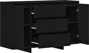 Servírovací skříň Černá 120 x 41 x 75 cm Kompozitní dřevo 3333907