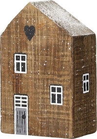 Dekorace Snow House 12cm natural