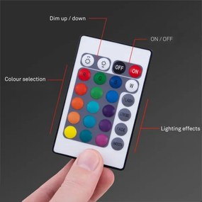 Brilo - LED RGB Stmívatelný pásek 11,5m LED/24W/230V + DO
